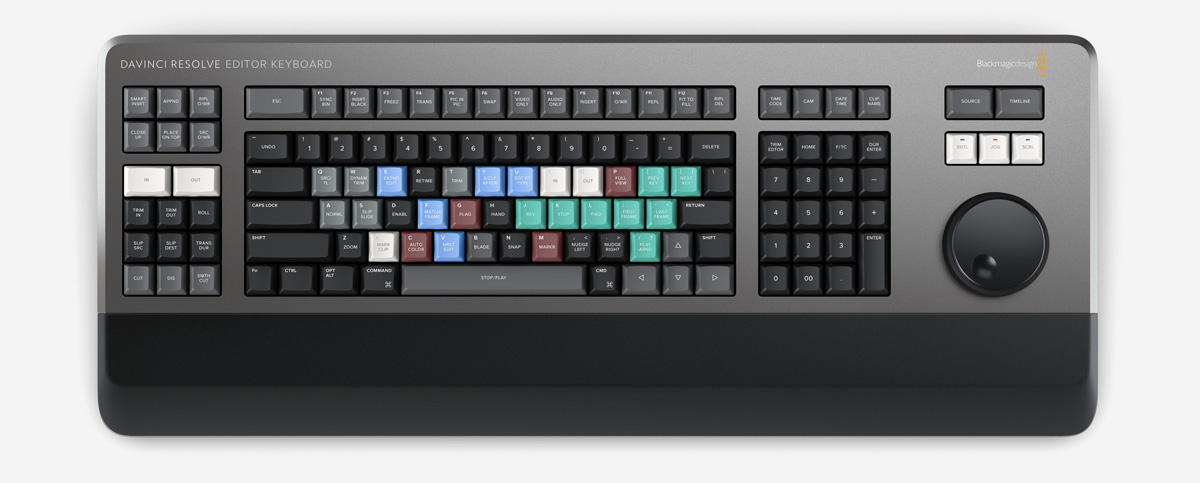 Efficient Editing with Blackmagic Resolve Keyboard DV/RES/BBPNLMLEKB